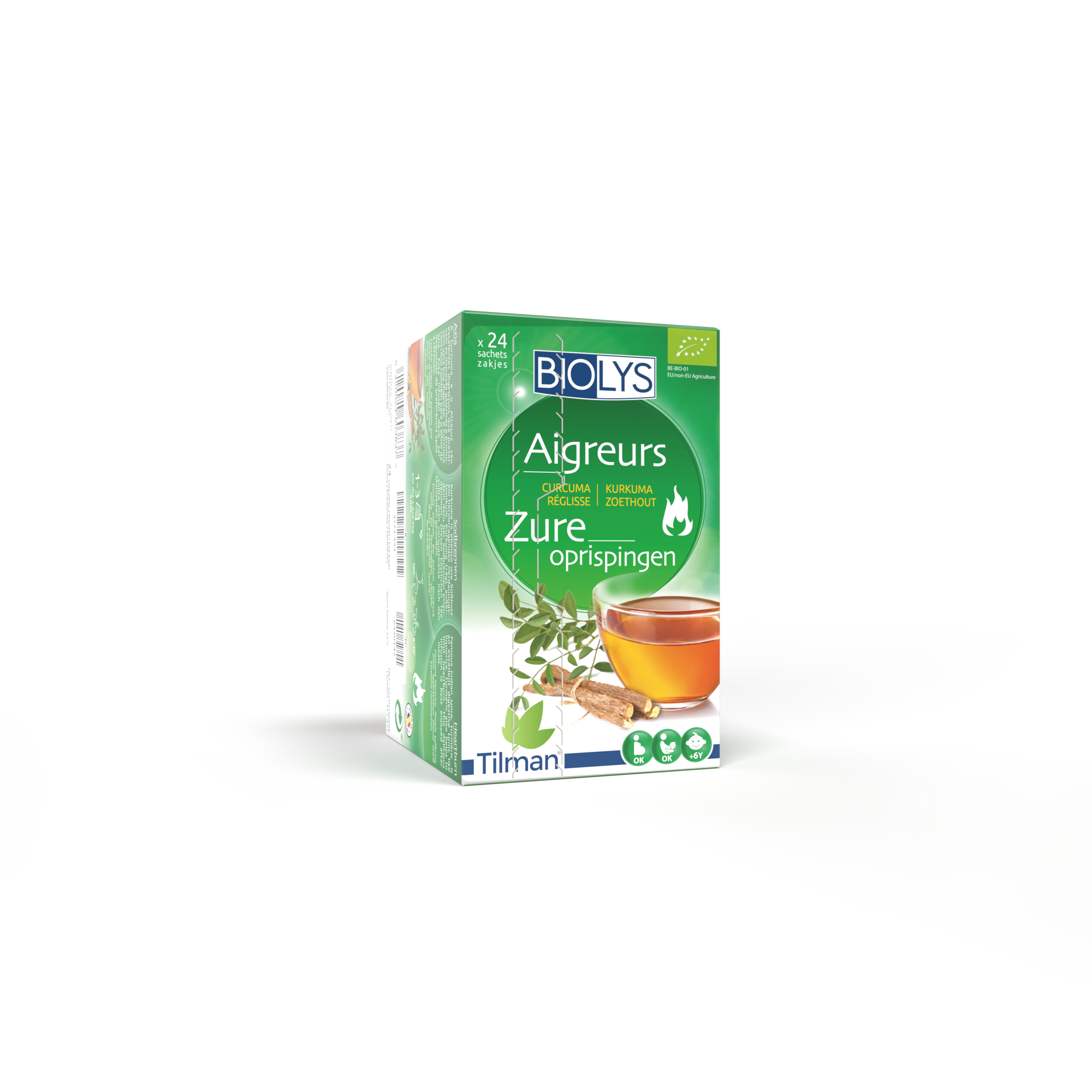 Tilman | Biolys Kurkuma-Zoethout - Weg met zure oprispingen